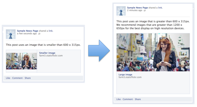 Facebook Increases Image Size of Ads - Practical Ecommerce